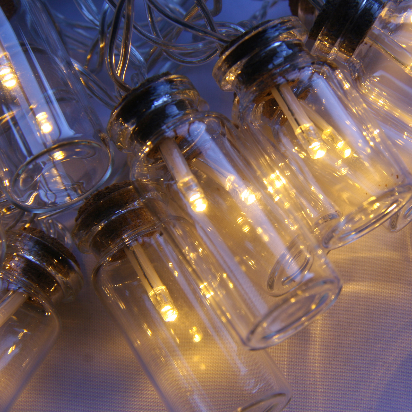 Retro Glass Jar Fairy Lights. Vintage Warm White String Lights. Clear ...